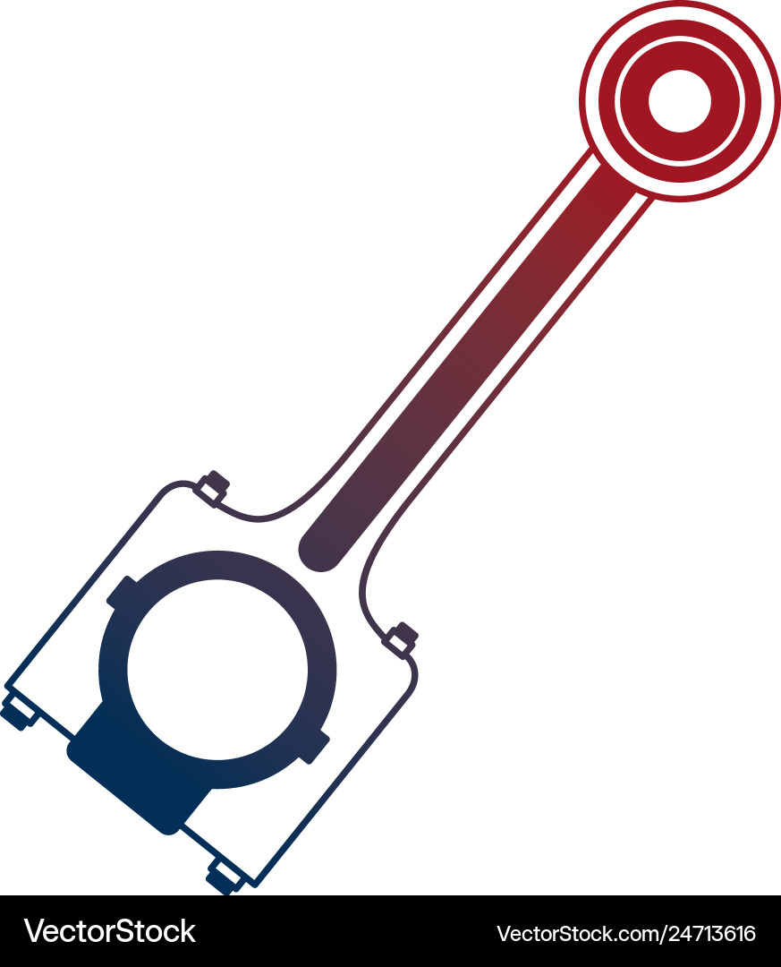 Car engine piston part motor industry automotive Vector Image