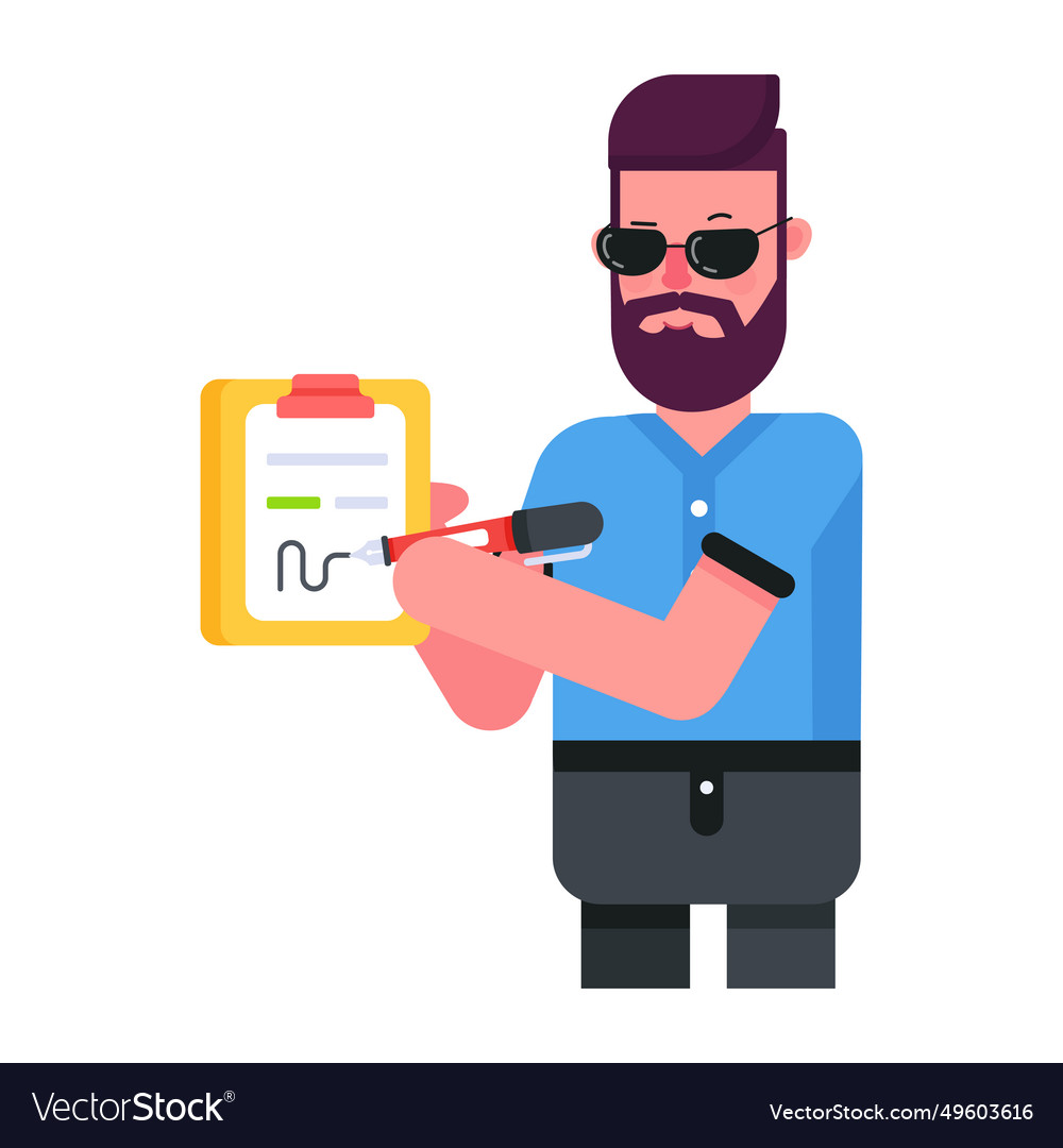 Detective notes Royalty Free Vector Image - VectorStock