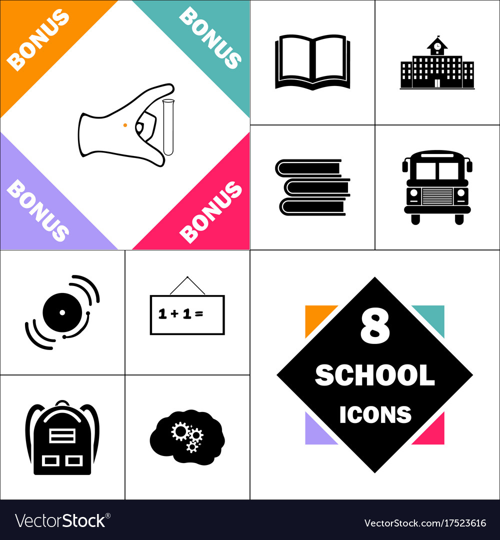 Experiment computer symbol Royalty Free Vector Image