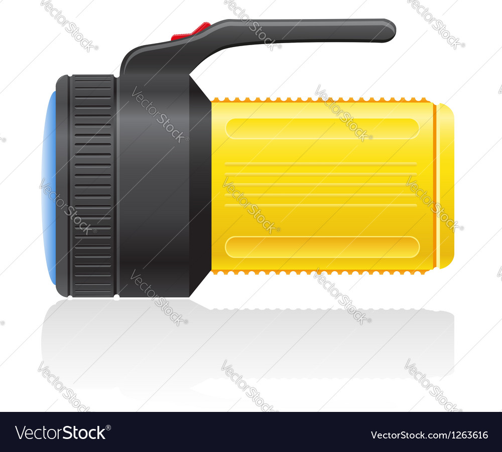 Flashlight Royalty Free Vector Image - VectorStock