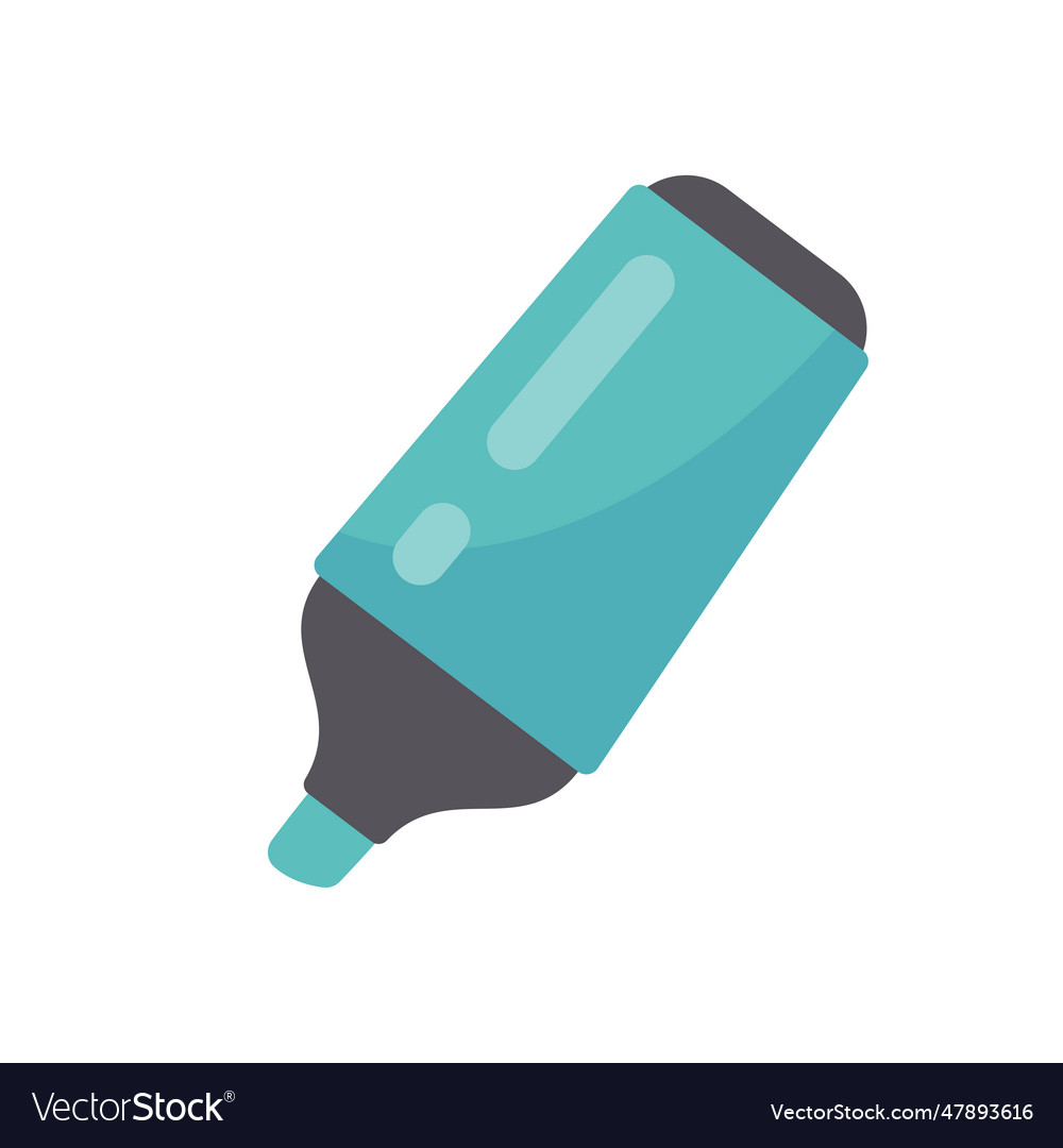 Highlighter for highlighting important notes Vector Image