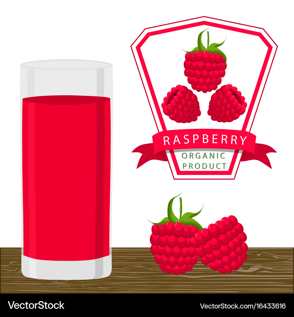 Theme raspberry Royalty Free Vector Image - VectorStock