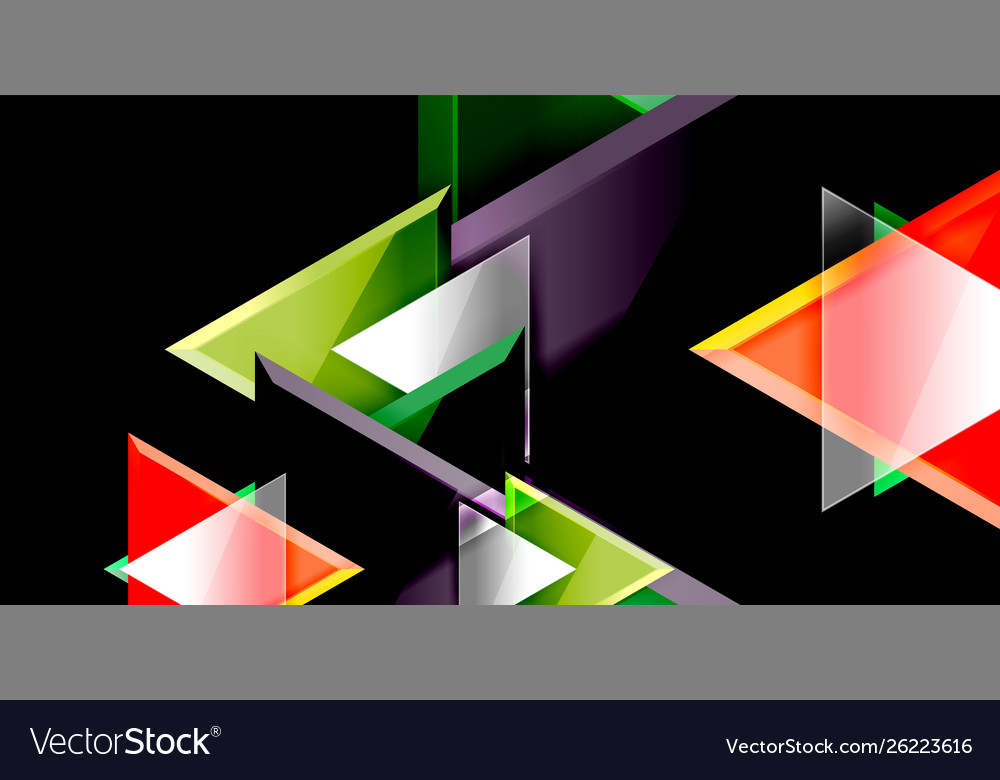 Triangle abstract background Royalty Free Vector Image