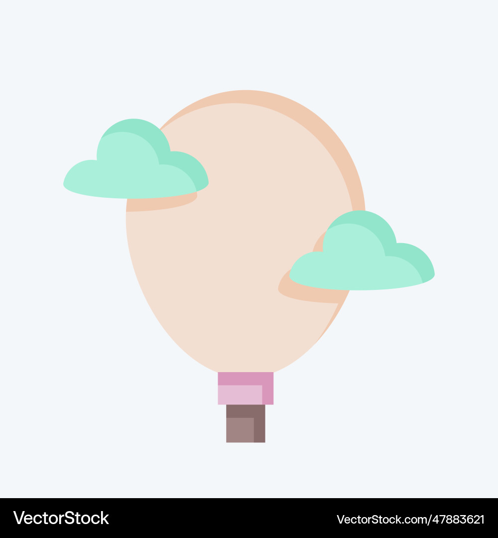 Icon explore related to art and media symbol flat Vector Image