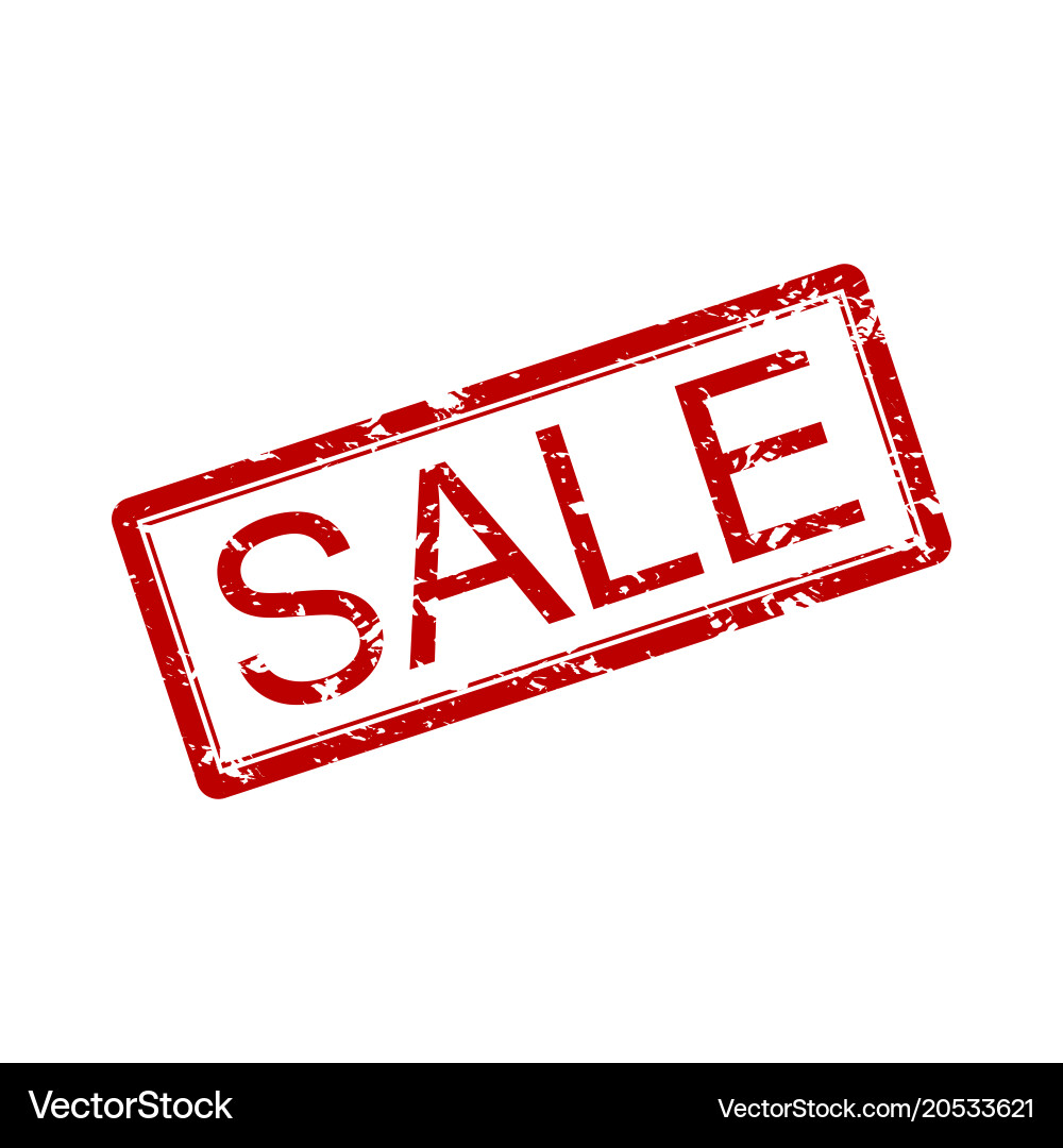 Sale rubber stamp isolated Royalty Free Vector Image