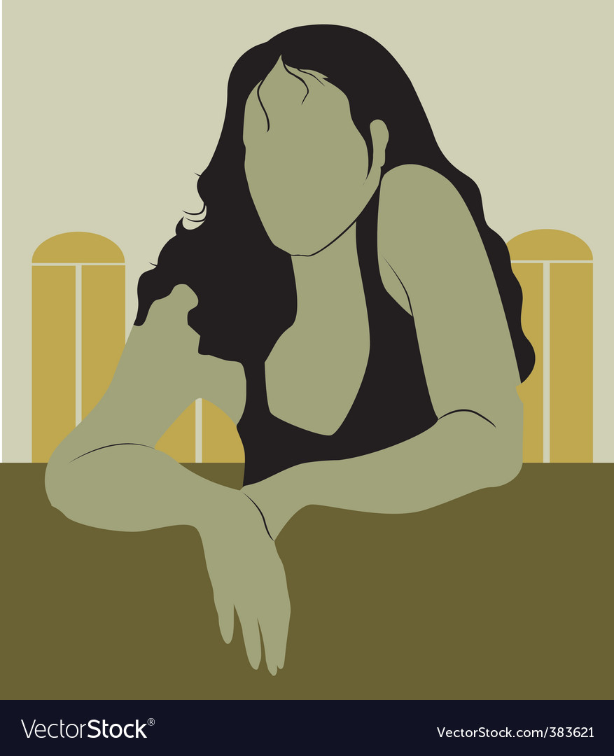 Silhouette Royalty Free Vector Image - VectorStock