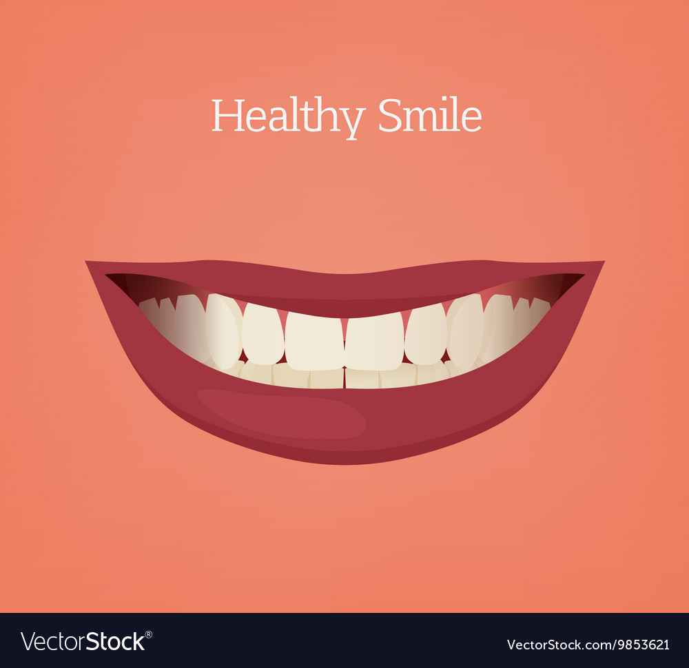 Teeth bite Royalty Free Vector Image - VectorStock
