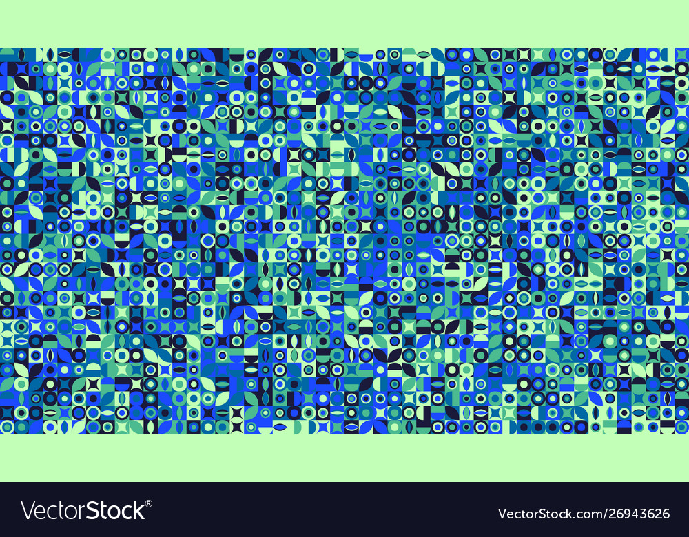 Colorful random curved shape pattern background Vector Image