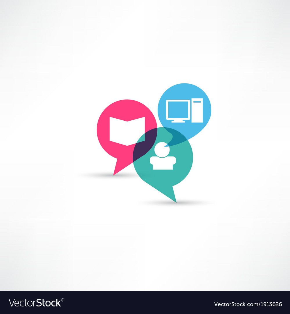 Computer instruction Royalty Free Vector Image