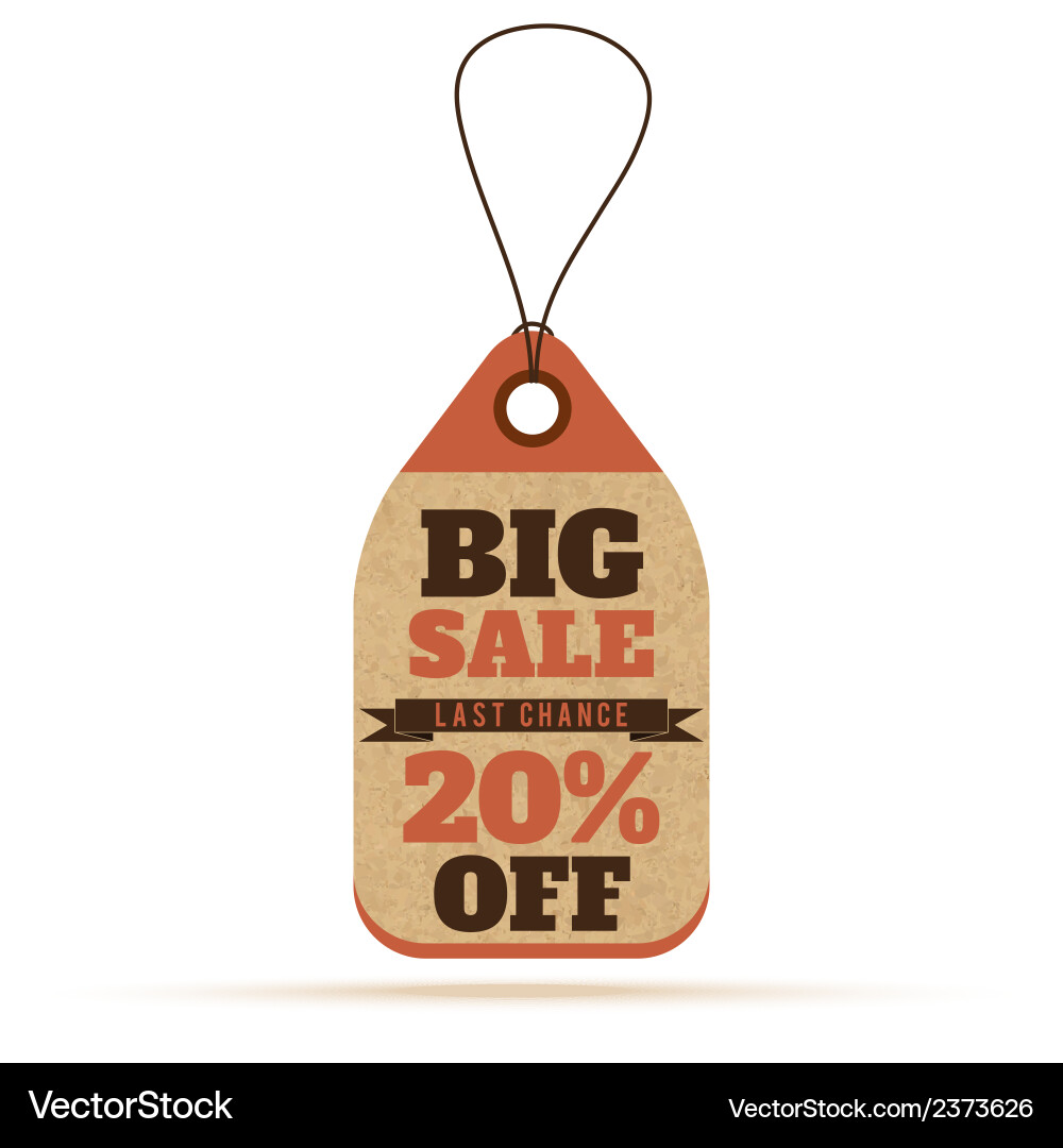 Price tags in vintage style Royalty Free Vector Image