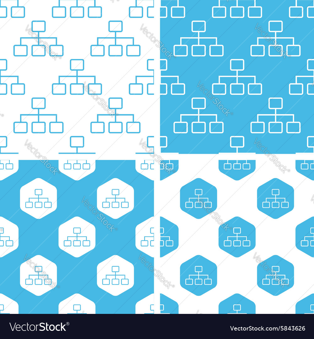 Scheme patterns set Royalty Free Vector Image - VectorStock