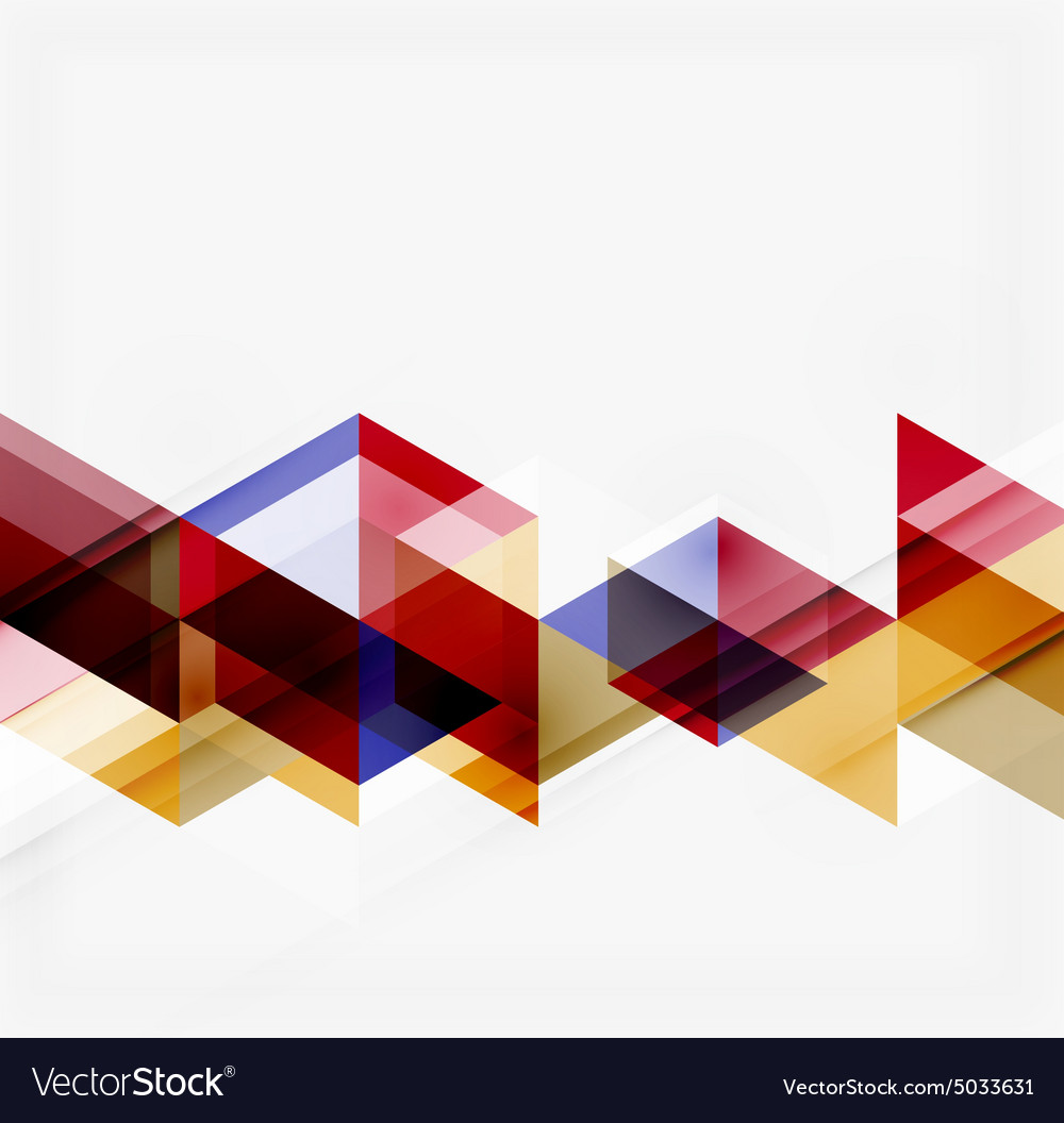 Abstract geometric background modern overlapping Vector Image