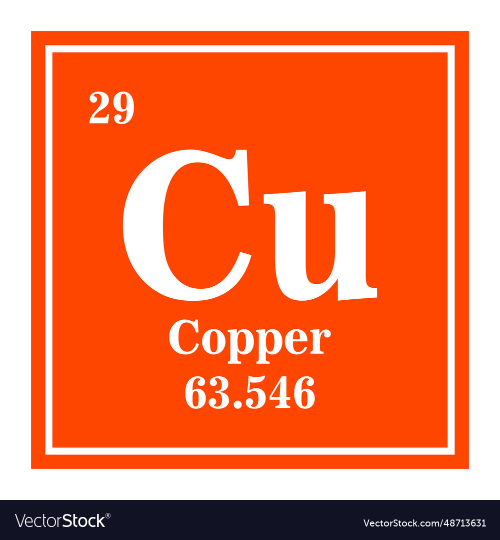 Copper icon Royalty Free Vector Image - VectorStock