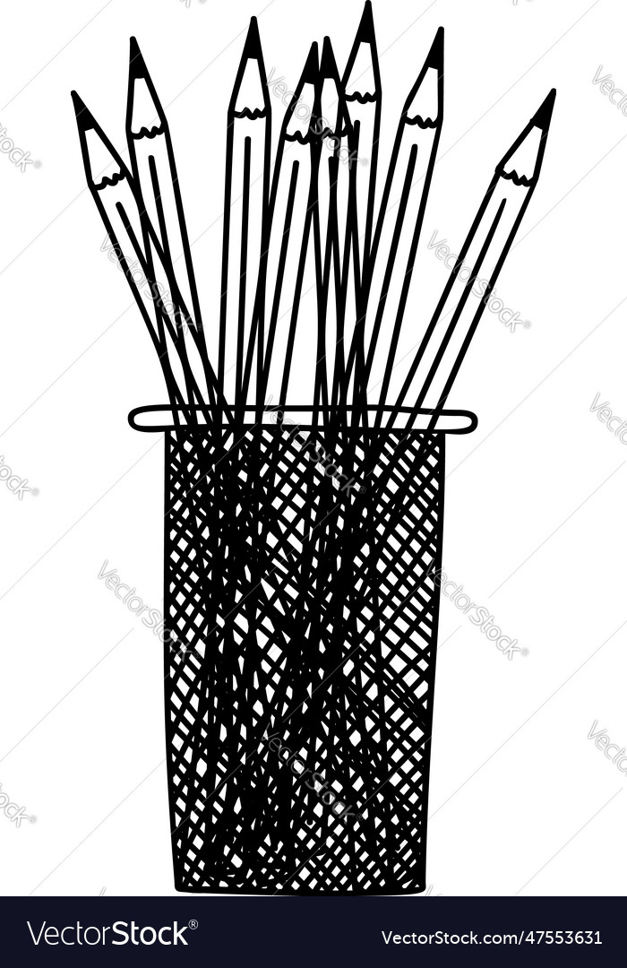 Doodle education icon Royalty Free Vector Image