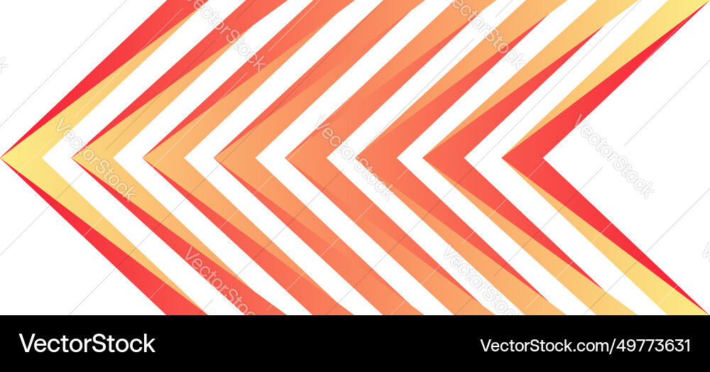 Sporty arrow red gradient overlay geometric modern