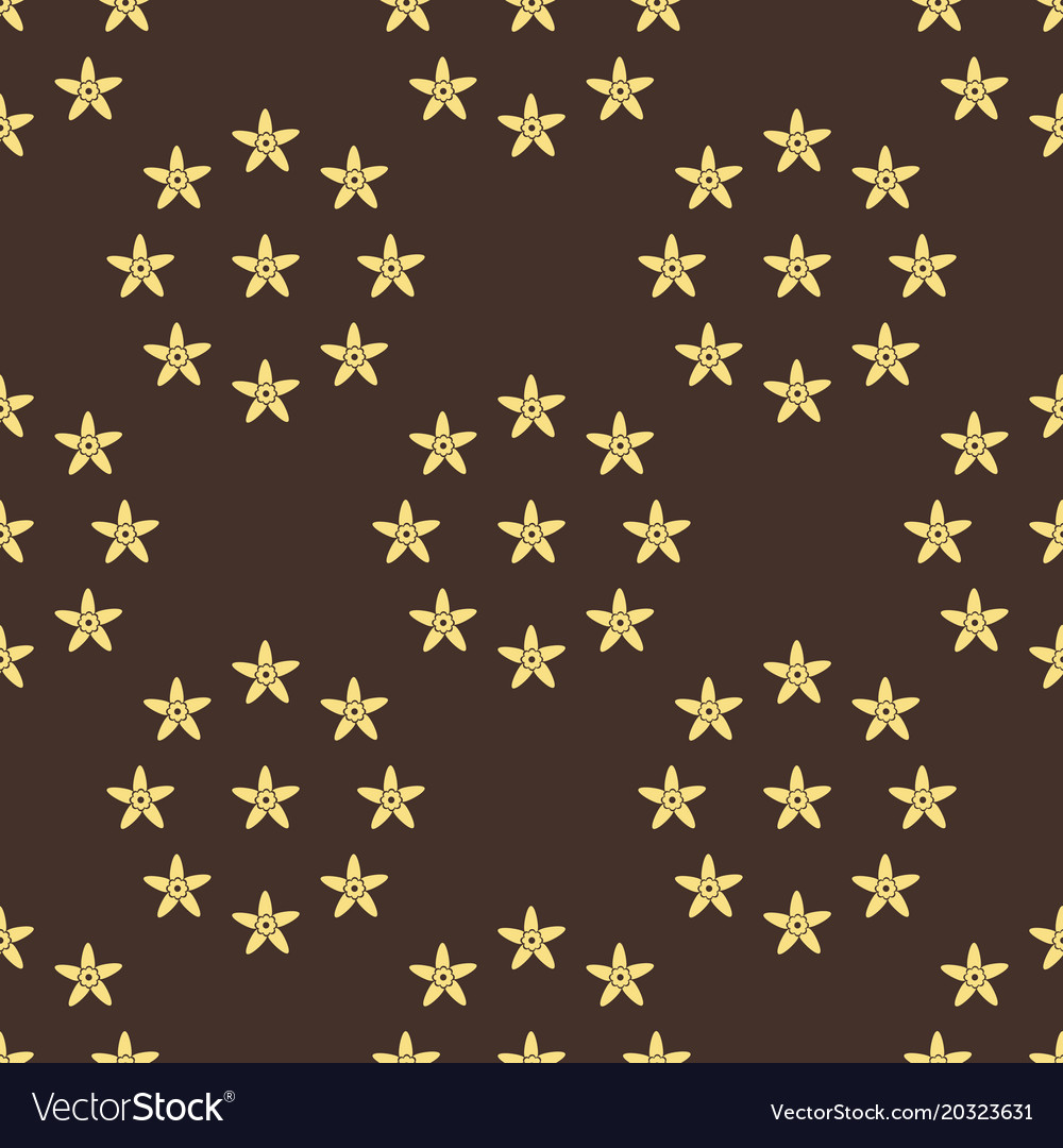 Vanilla seamless pattern background Royalty Free Vector