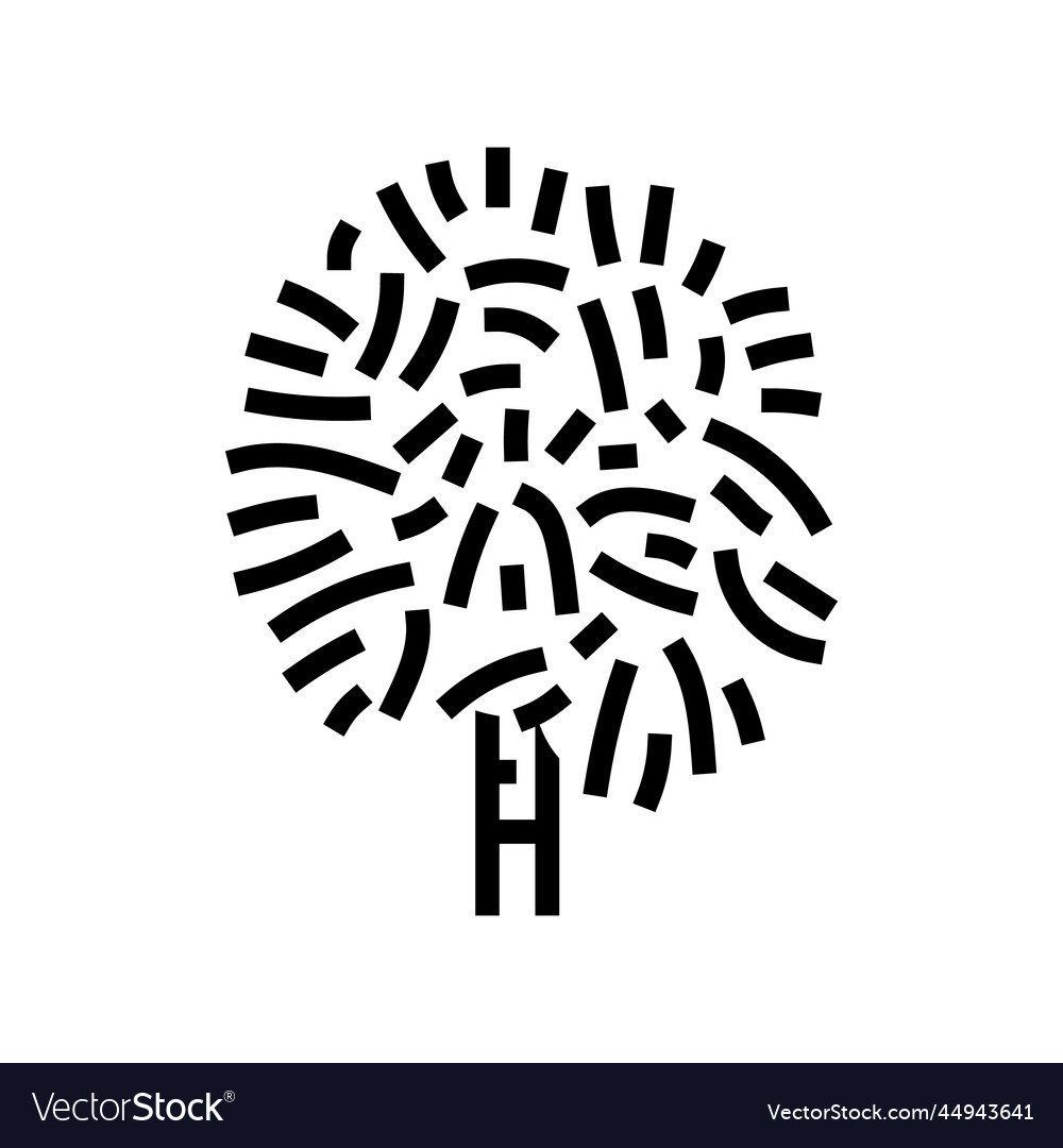 Cabbage palm tree line icon Royalty Free Vector Image Cabbage palm tree line icon Royalty Free Vector Image