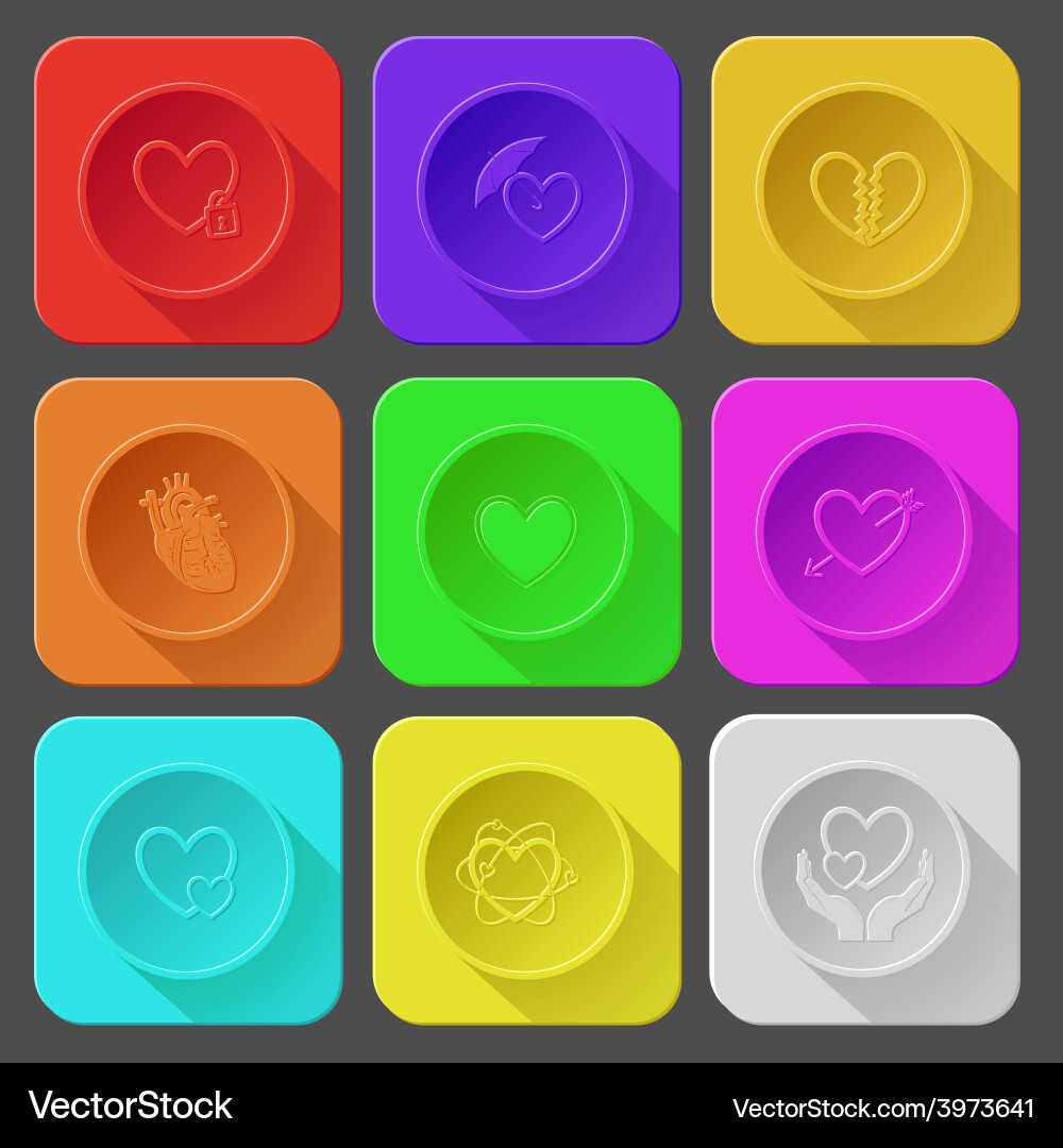 Closed heart protection love unrequited Royalty Free Vector