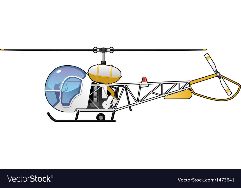Helicopter Royalty Free Vector Image - VectorStock