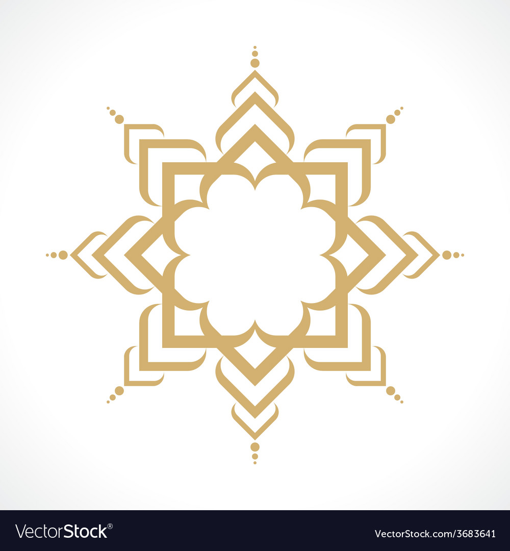 Oriental pattern Royalty Free Vector Image - VectorStock