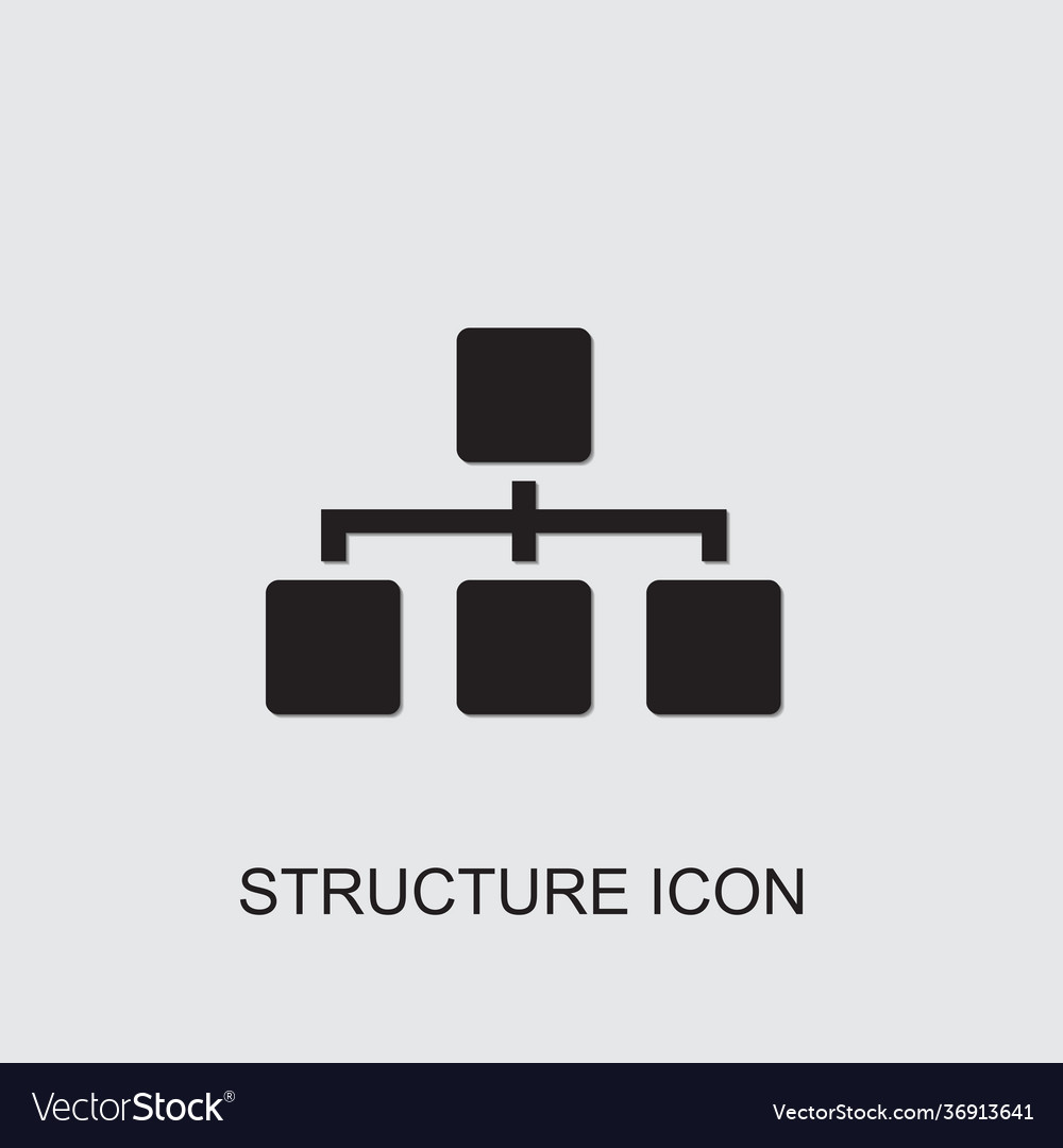 Structure icon Royalty Free Vector Image - VectorStock