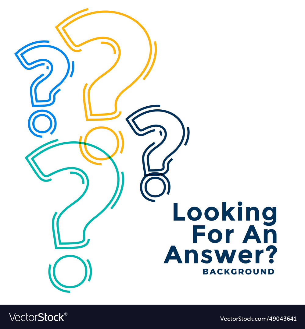 Web help and support template with question marks Vector Image