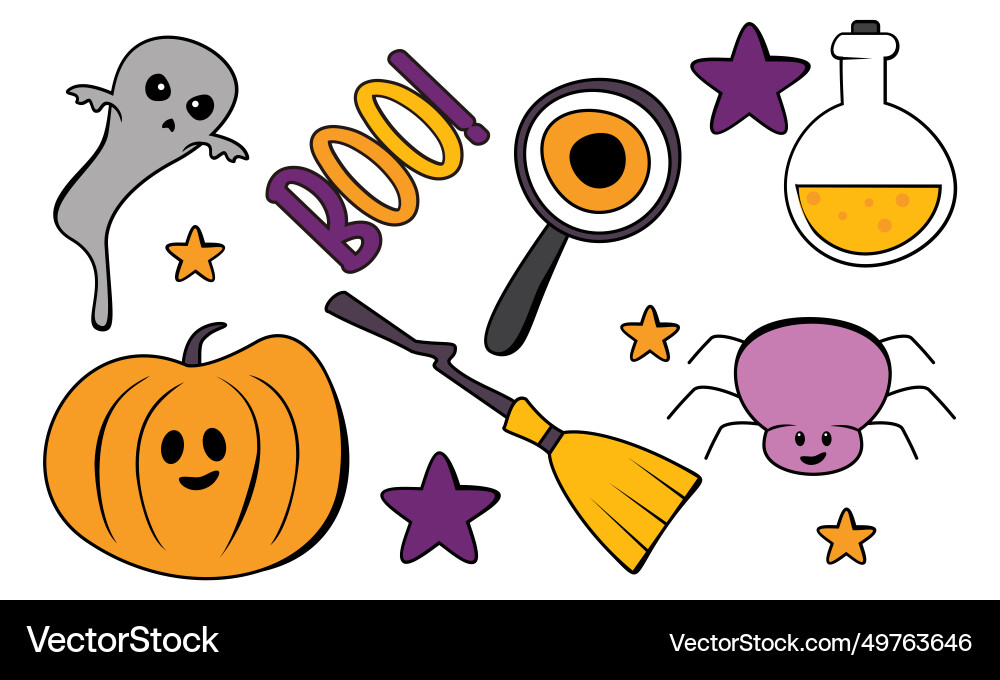 Cartoon halloween design Royalty Free Vector Image