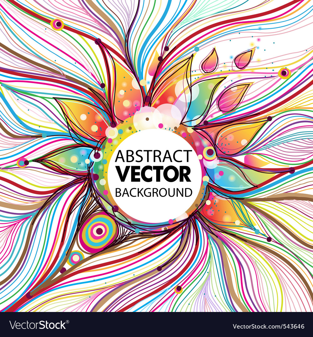Funky abstract Royalty Free Vector Image - VectorStock