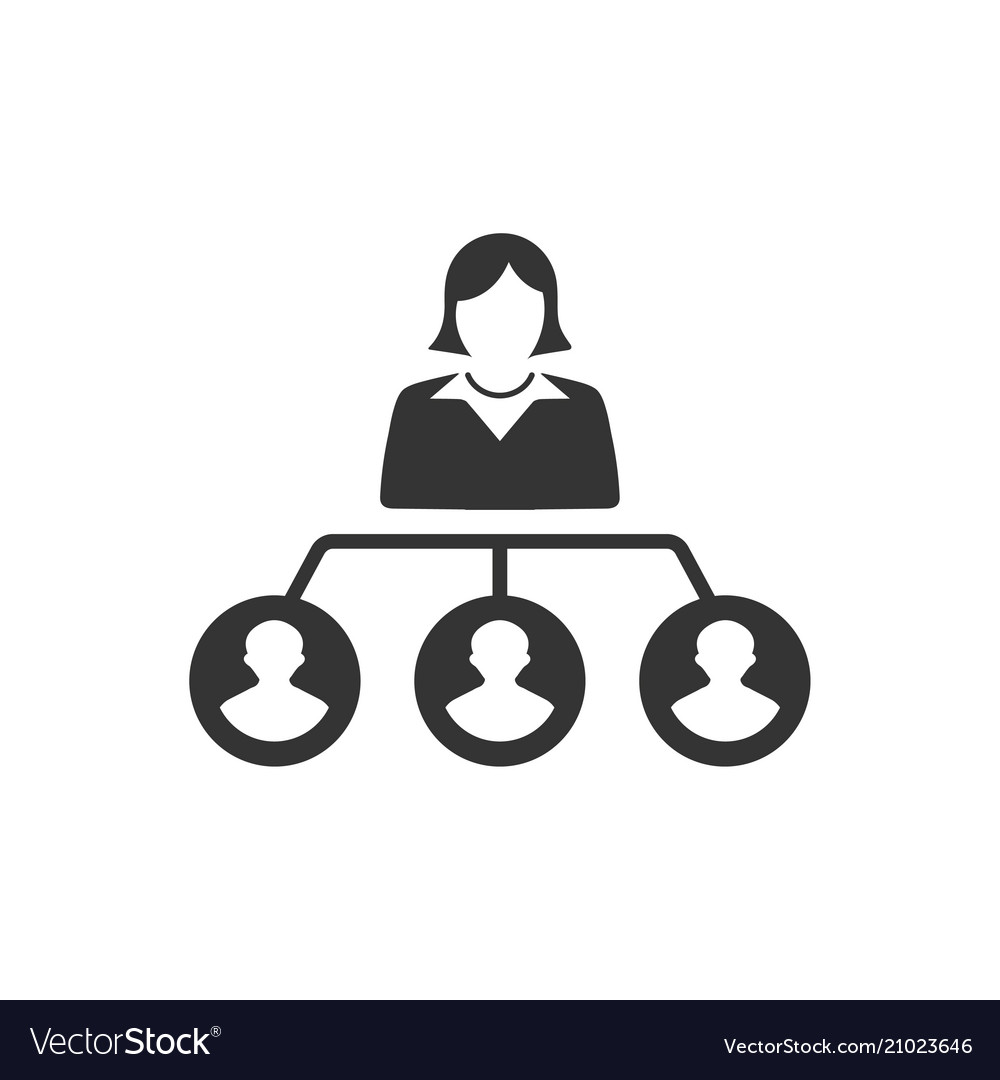 Hierarchy employee structure icon Royalty Free Vector Image Hierarchy employee structure icon Royalty Free Vector Image