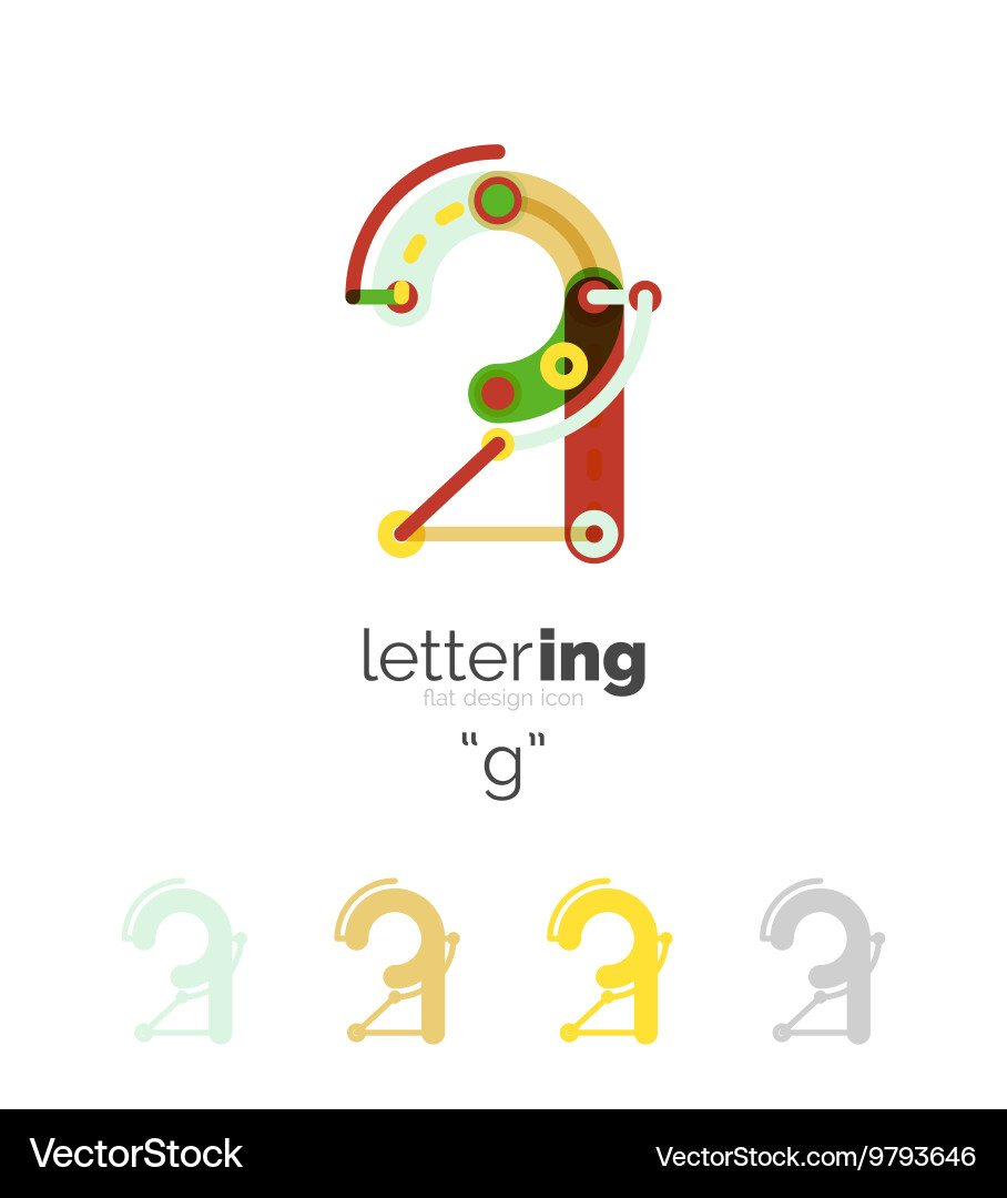 Letters logo icon Royalty Free Vector Image - VectorStock