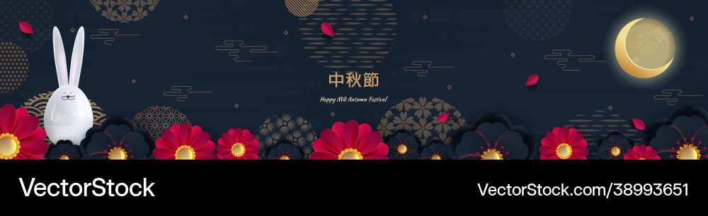 Abstract cards banner design with traditional Vector Image
