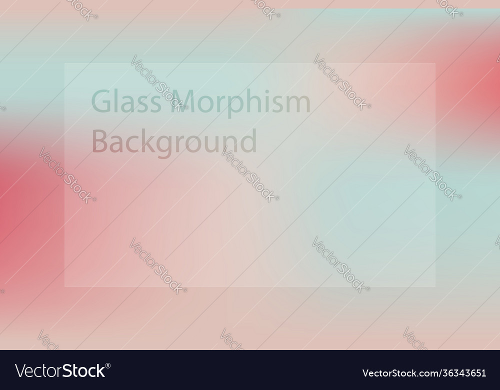 Abstract gradient background transparent frame Vector Image
