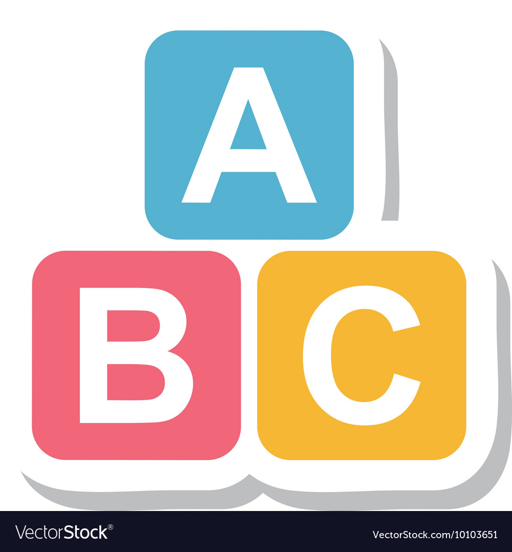 Cubes blocks alphabet icon Royalty Free Vector Image Cubes blocks alphabet icon Royalty Free Vector Image