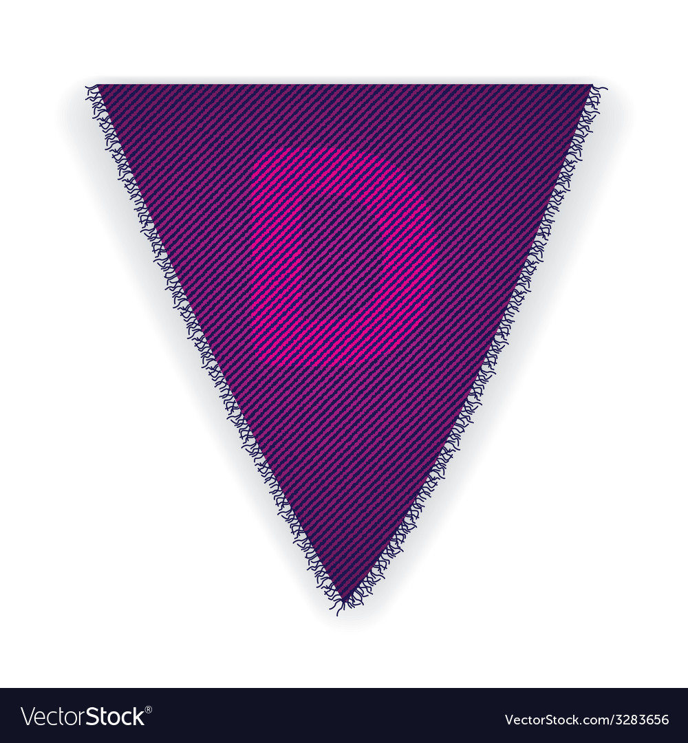Bunting flag letter d Royalty Free Vector Image