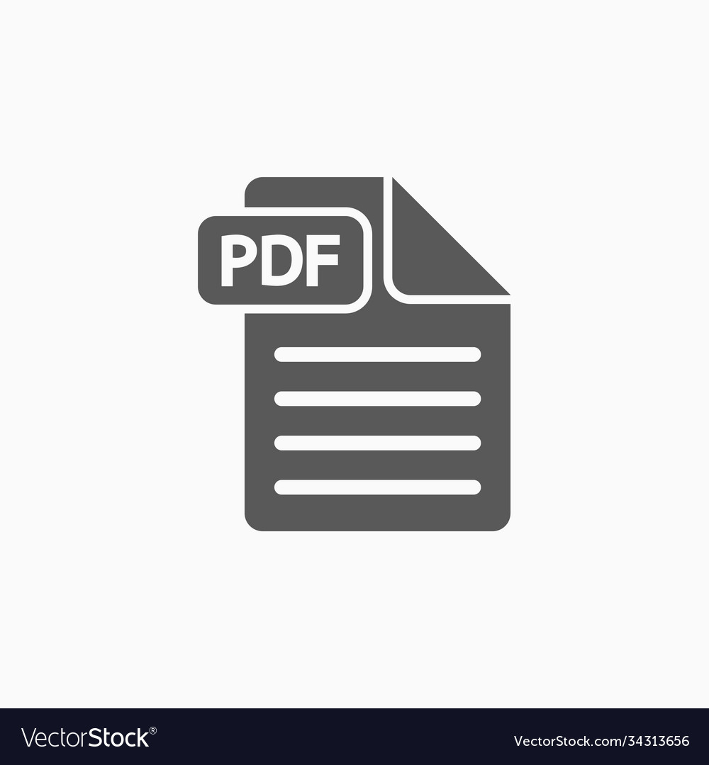 File pdf icon Royalty Free Vector Image - VectorStock