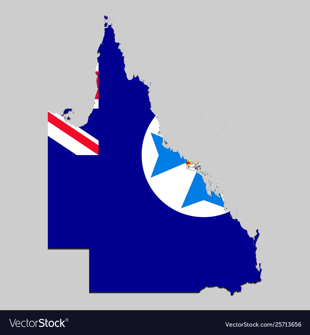 Map with flag Royalty Free Vector Image - VectorStock