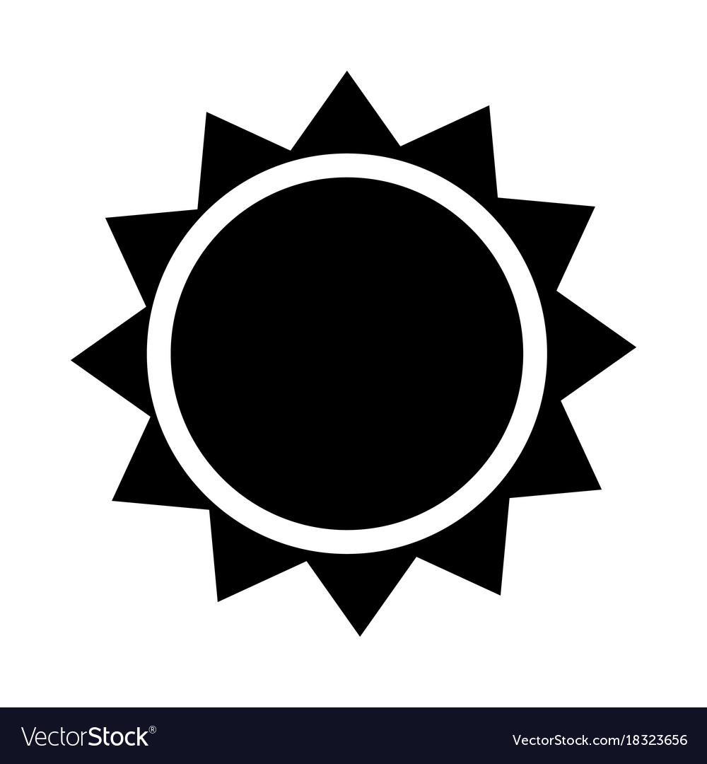 Sun icon - iconic design Royalty Free Vector Image Sun icon - iconic design Royalty Free Vector Image