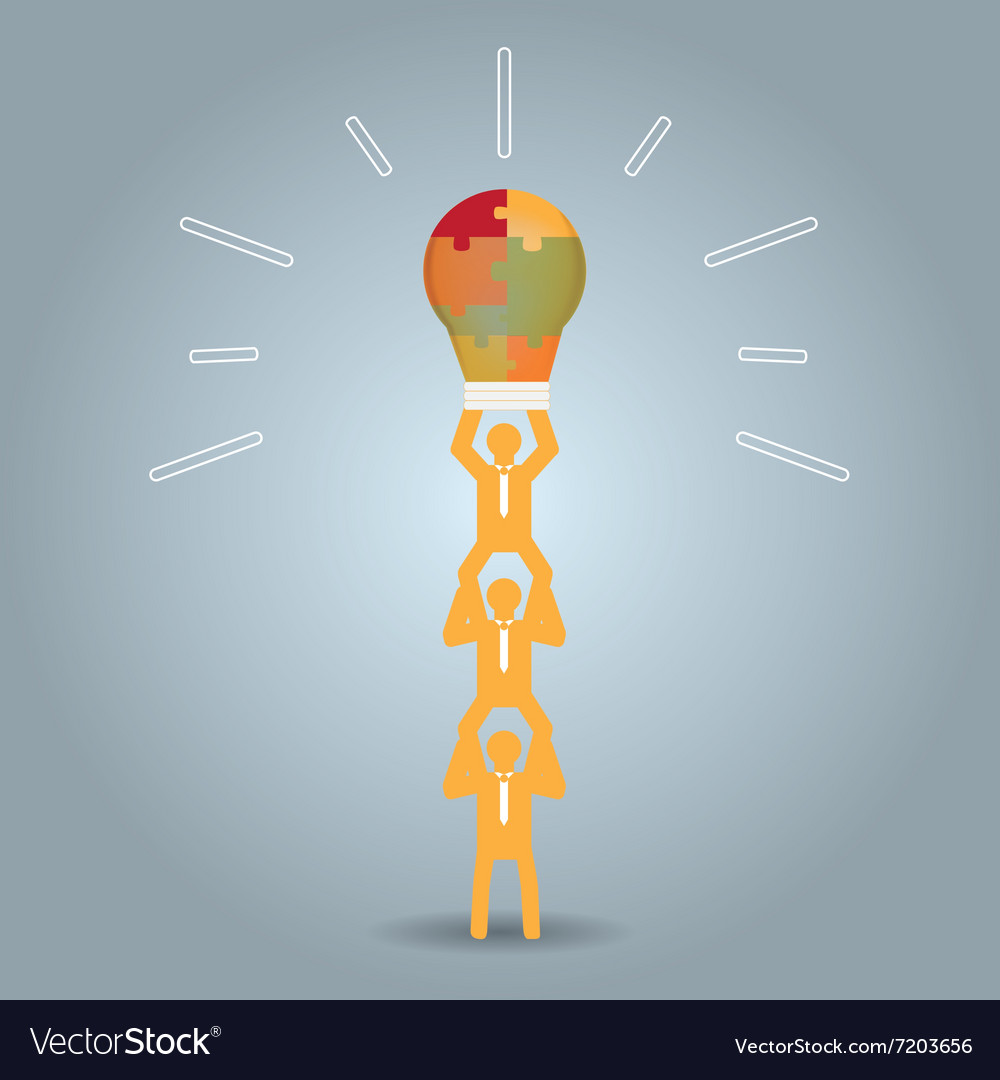 Teamwork Royalty Free Vector Image - VectorStock