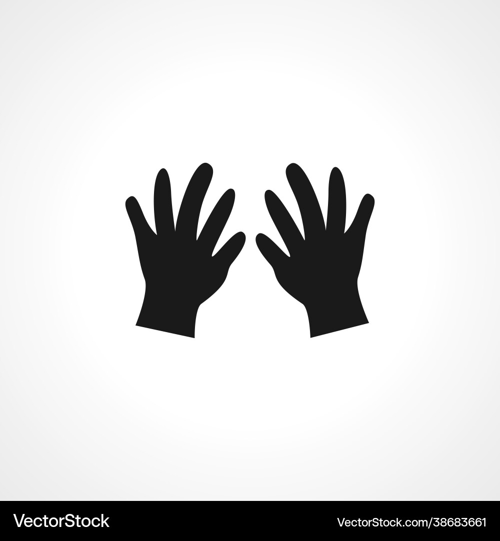 Baby hands icon hand simple hand hand Royalty Free Vector