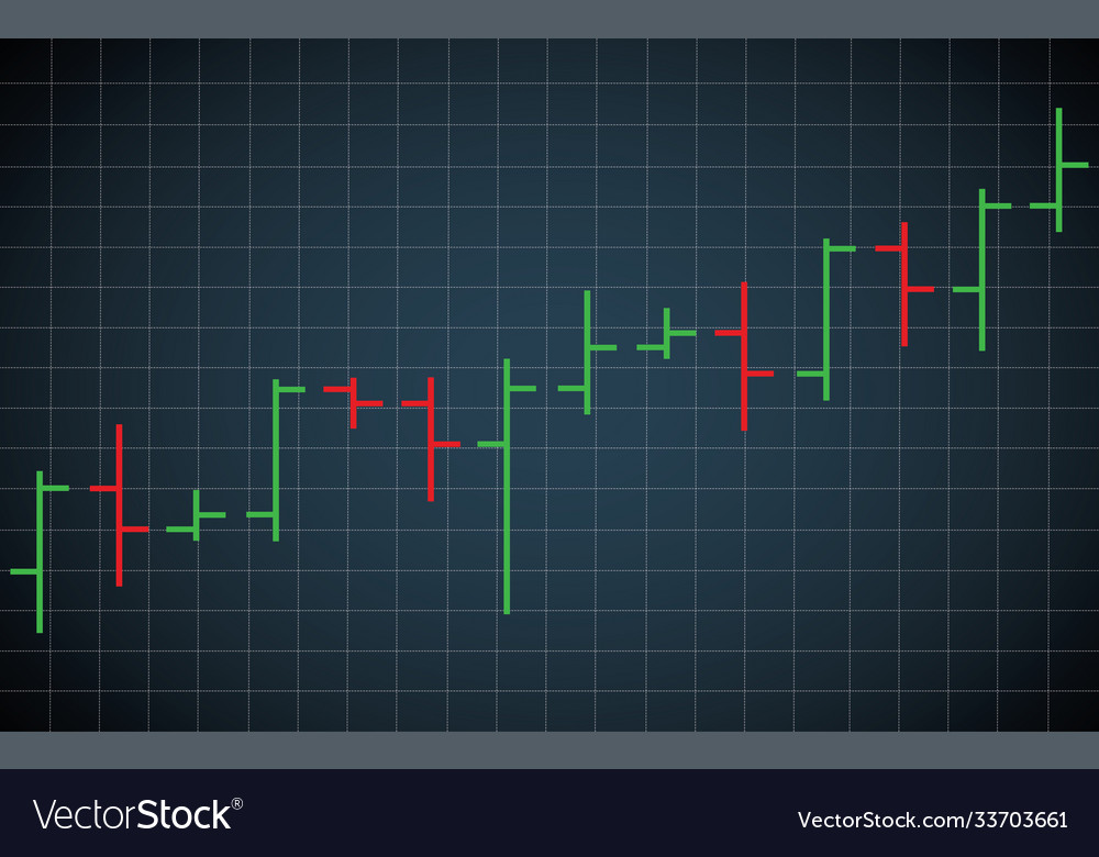 Bar chart graph background Royalty Free Vector Image