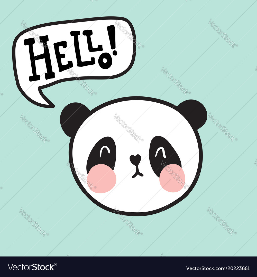 Hello Panda Logo
