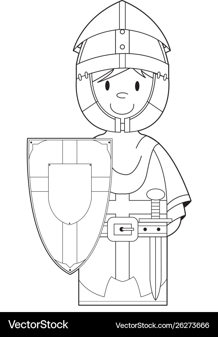 Knight Drawing For Kids