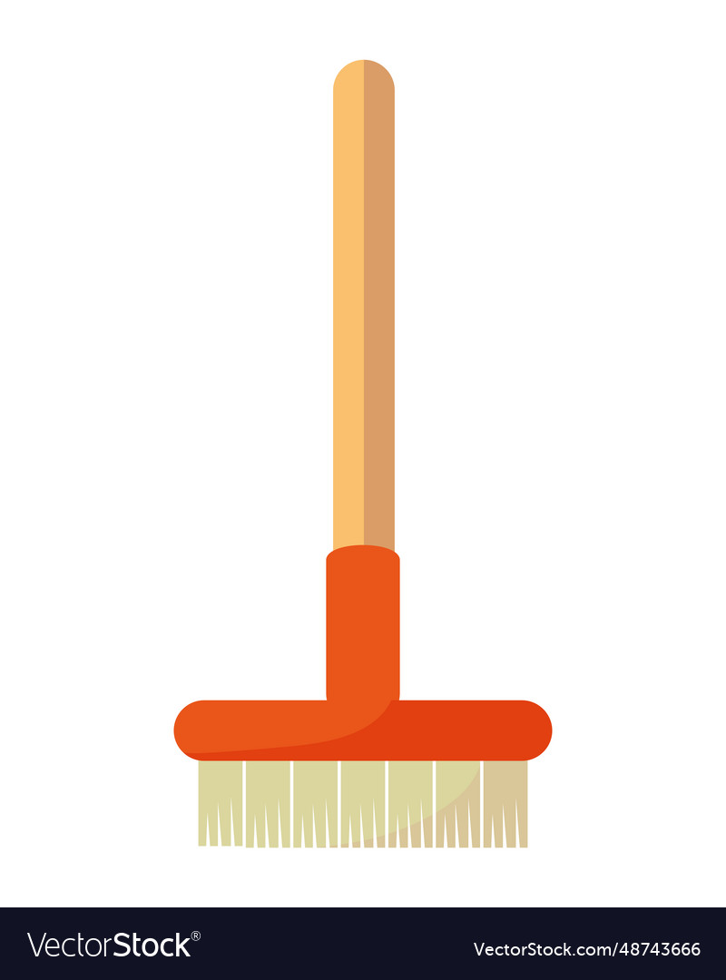Cleaning product broom Royalty Free Vector Image