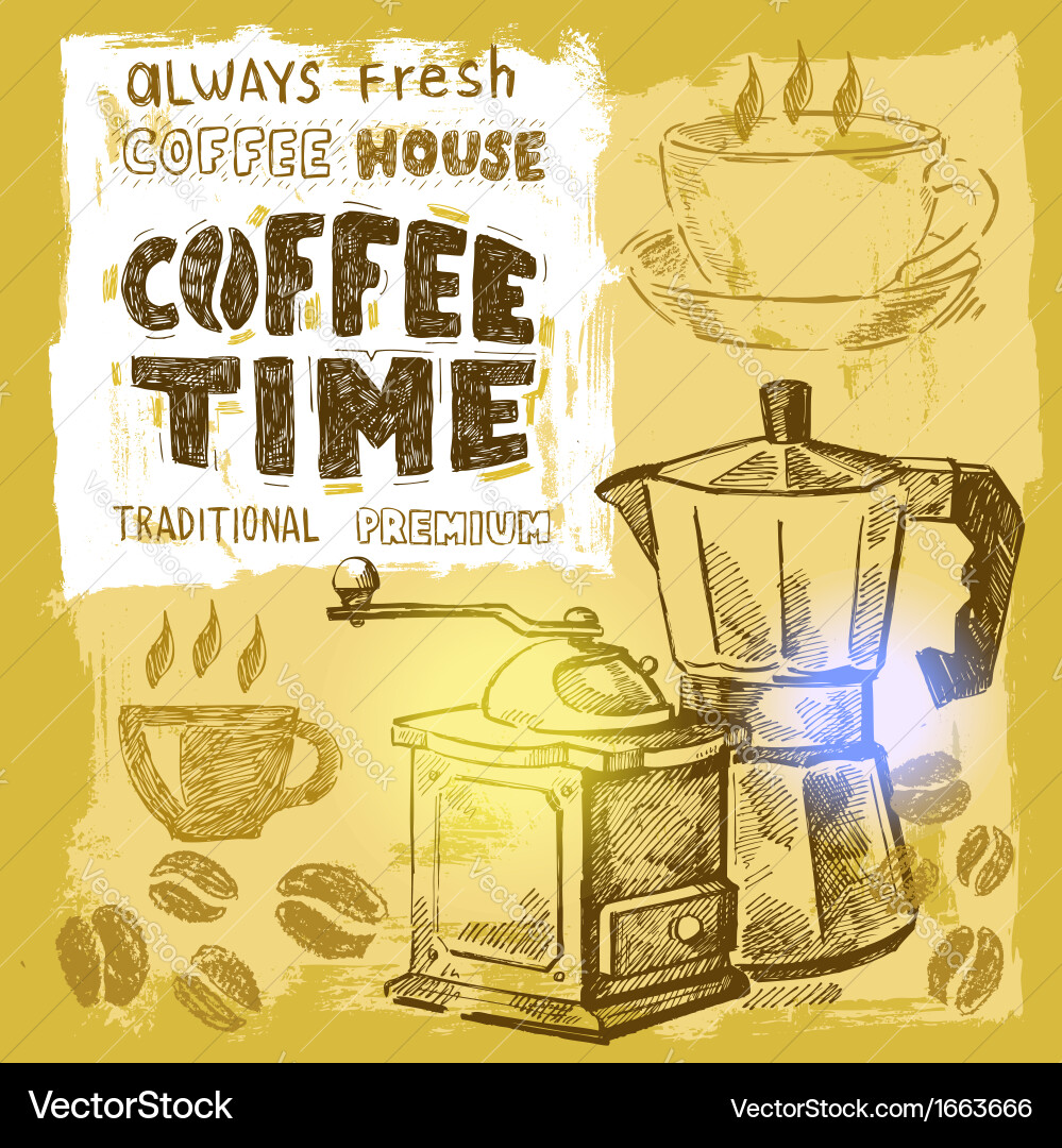 Coffee Royalty Free Vector Image - VectorStock