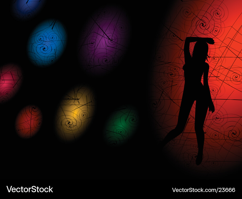 Dancing girl Royalty Free Vector Image - VectorStock