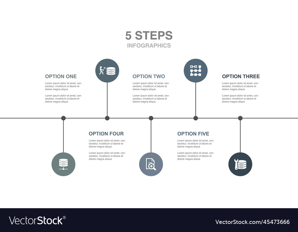 Database data analysis engineering Royalty Free Vector Image
