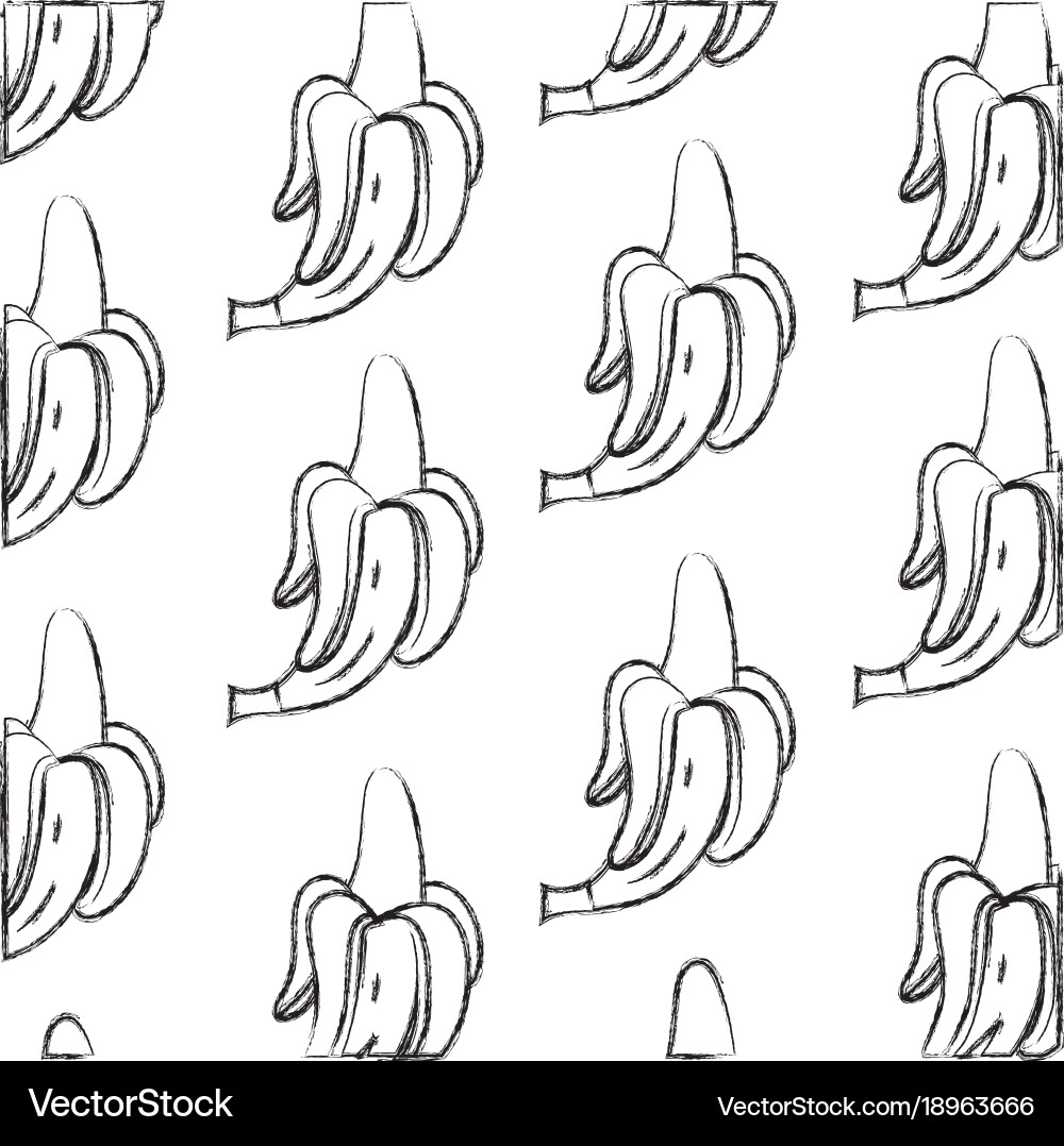Figure delicious and fresh banana fruit background