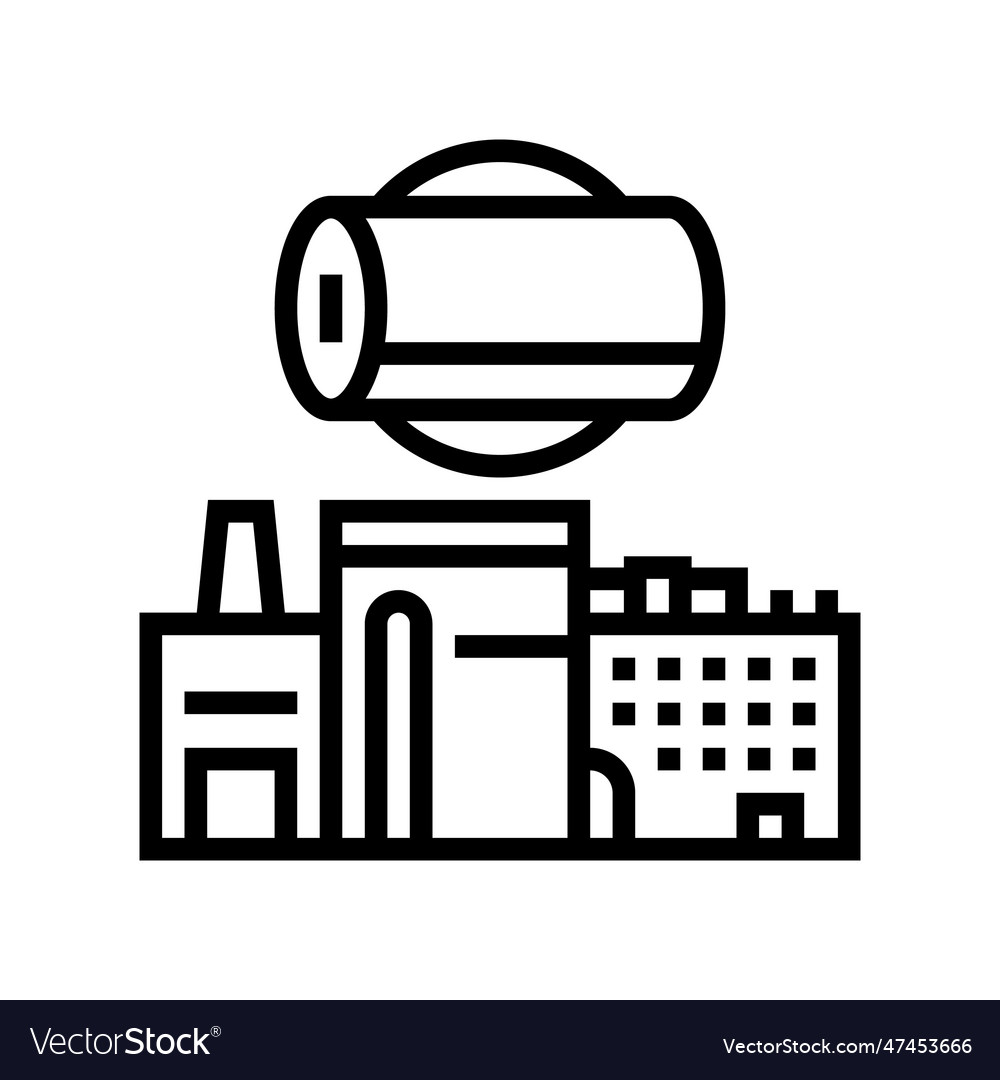 Pulp mill paper line icon Royalty Free Vector Image Pulp mill paper line icon Royalty Free Vector Image