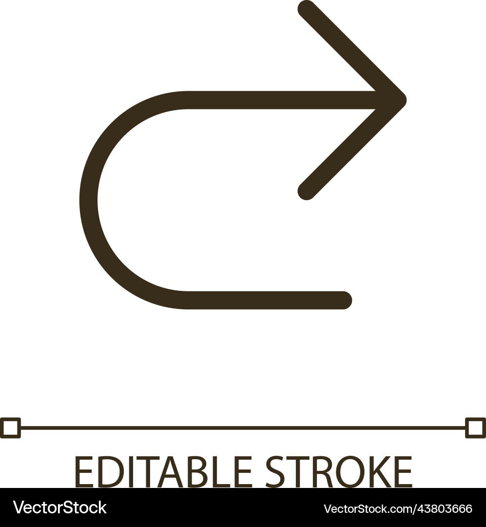 Repeat pixel perfect rgb color ui icon Royalty Free Vector