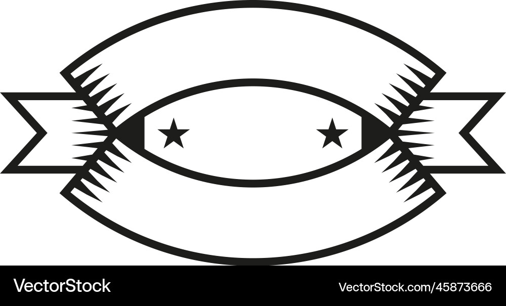 Retro emblem template vintage hipster blank label Vector Image